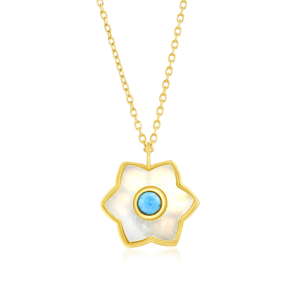 Click here for Caribbean Treasures Sterling Silver Larimar & Mop... prices