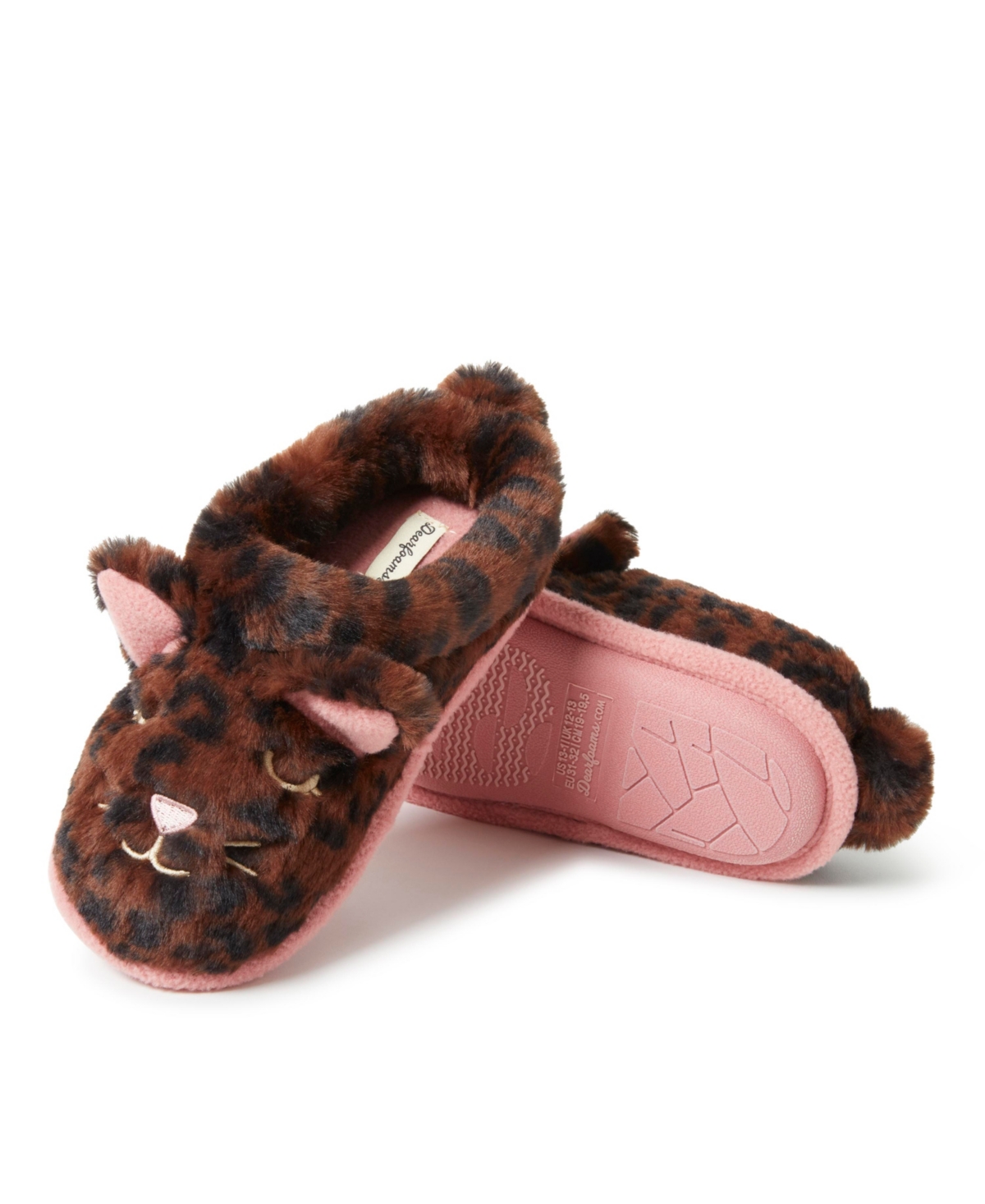 Click here for Dearfoams Kids Peyton Animal Slip-On Clog House Sl... prices