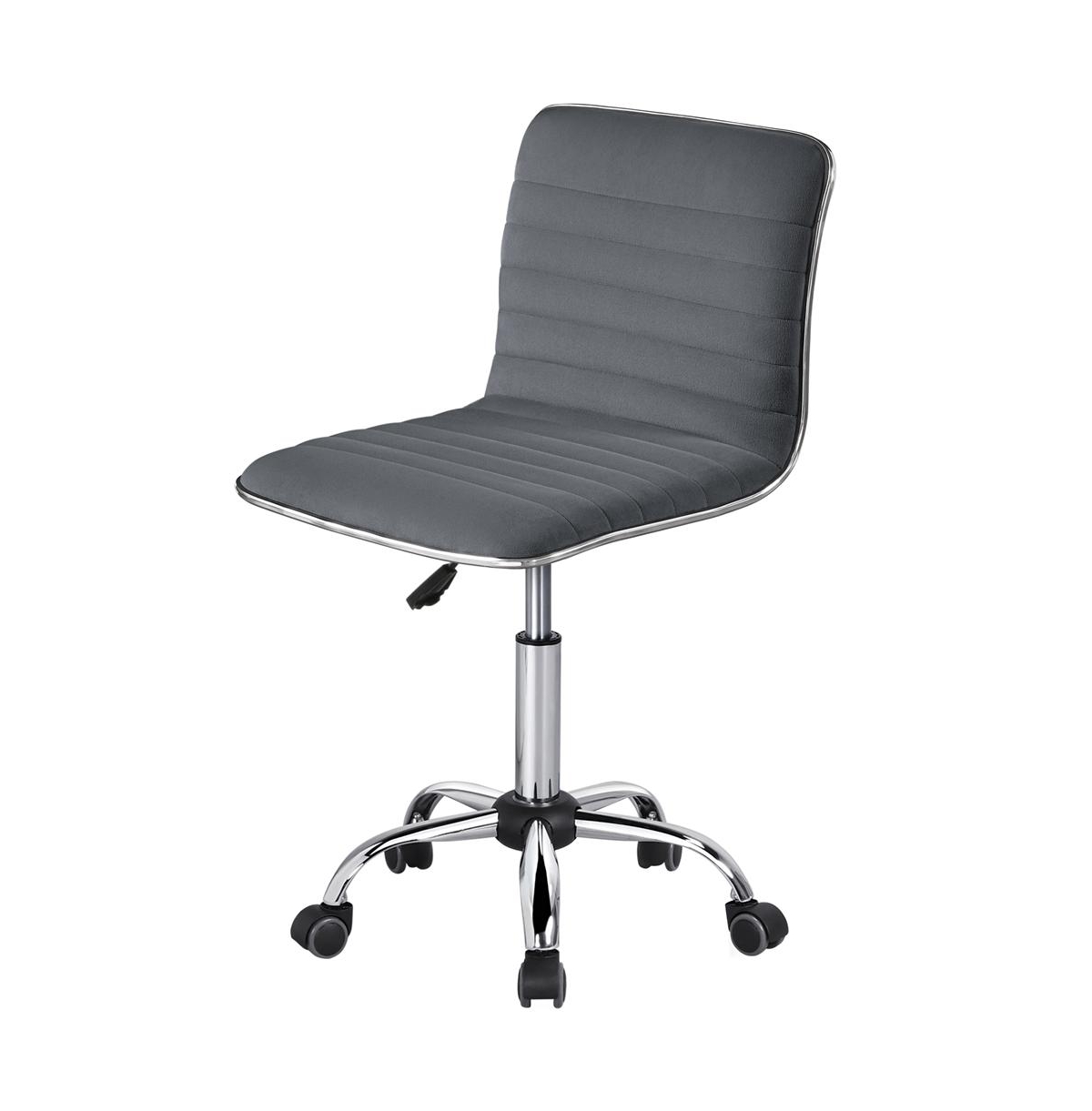 Click here for Yaheetech Swivel Velvet Low Back Armless Office De... prices