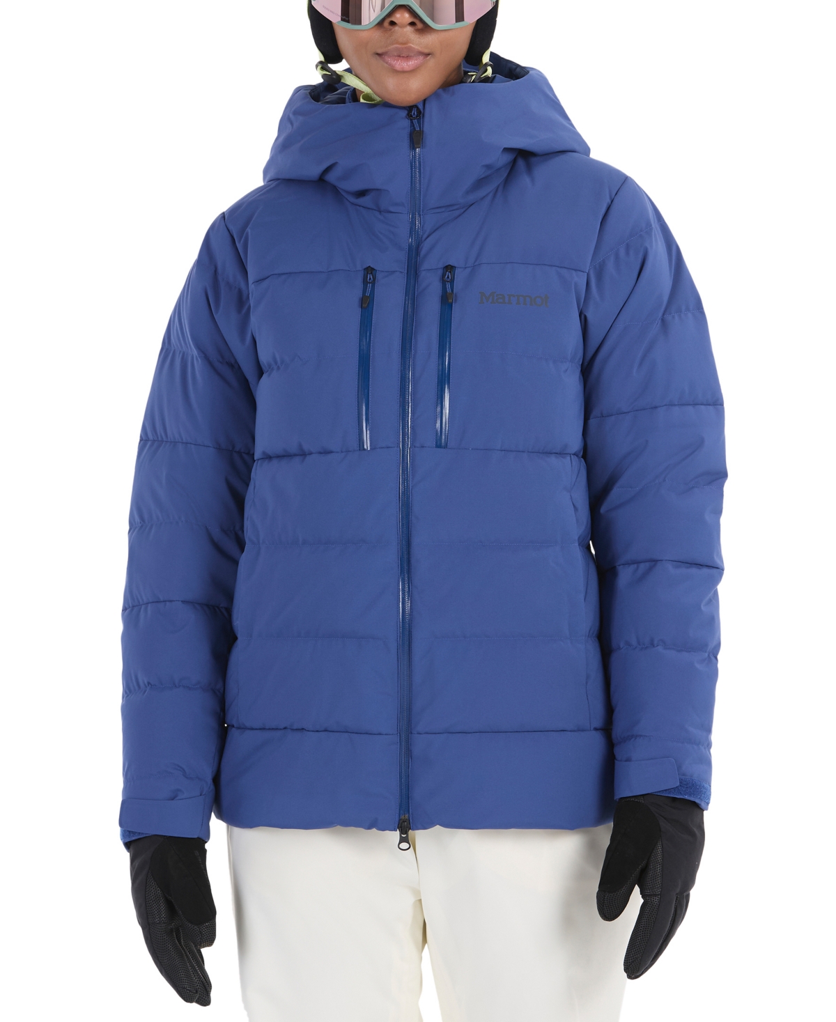 Click here for Marmot Womens Hooded Slingshot Jacket - Twilight B... prices