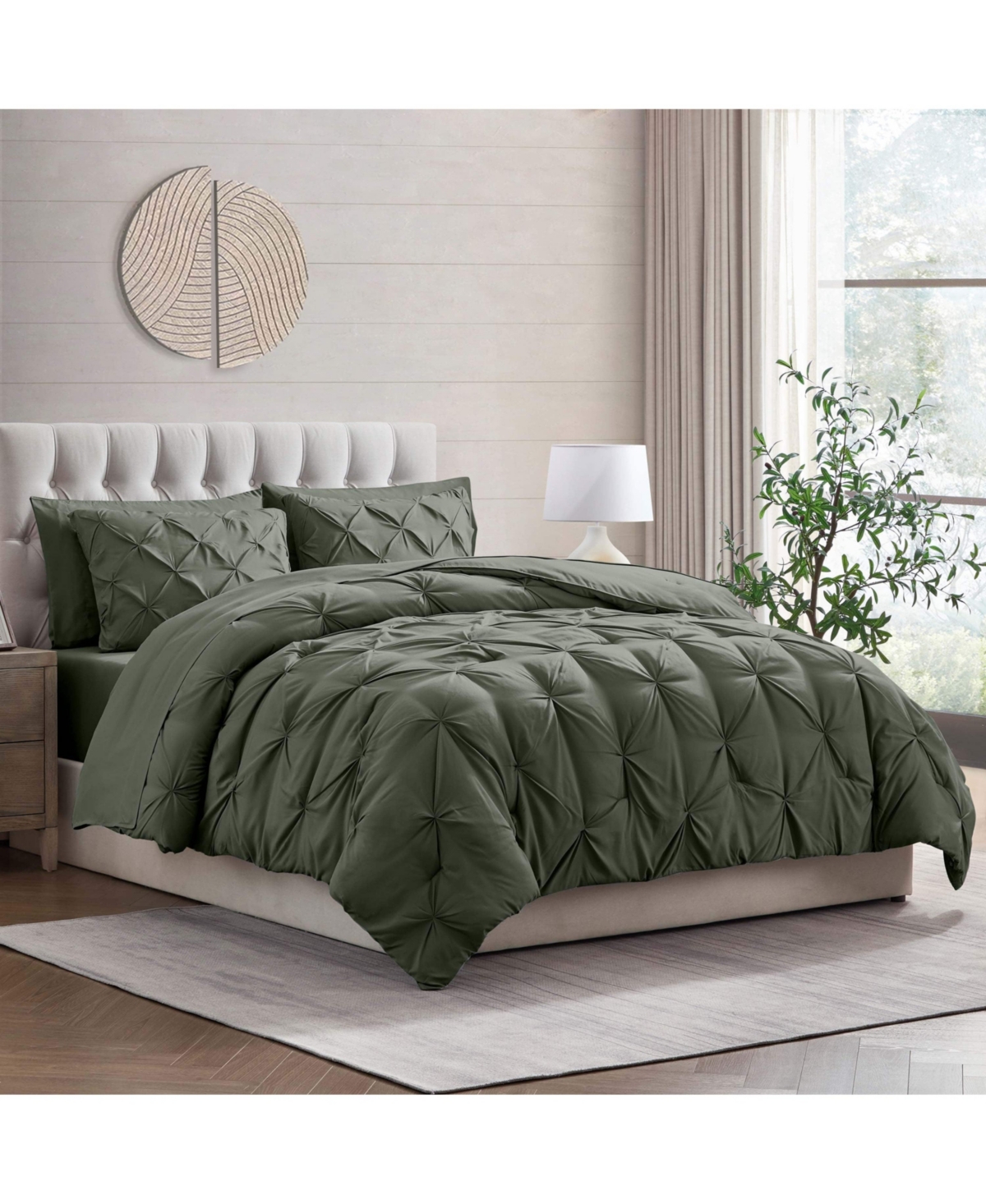 Click here for 7 Piece Pinch Pleat Complete Bed in a Bag - Full -... prices