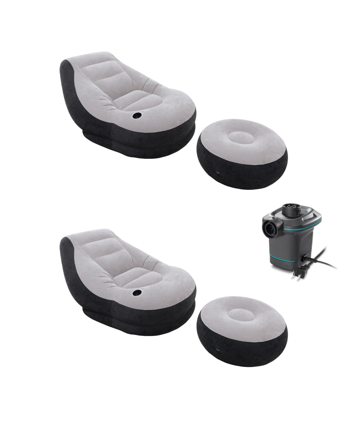 Click here for Intex Lounge Chair /w Cup Holder & Ottoman Set (2... prices