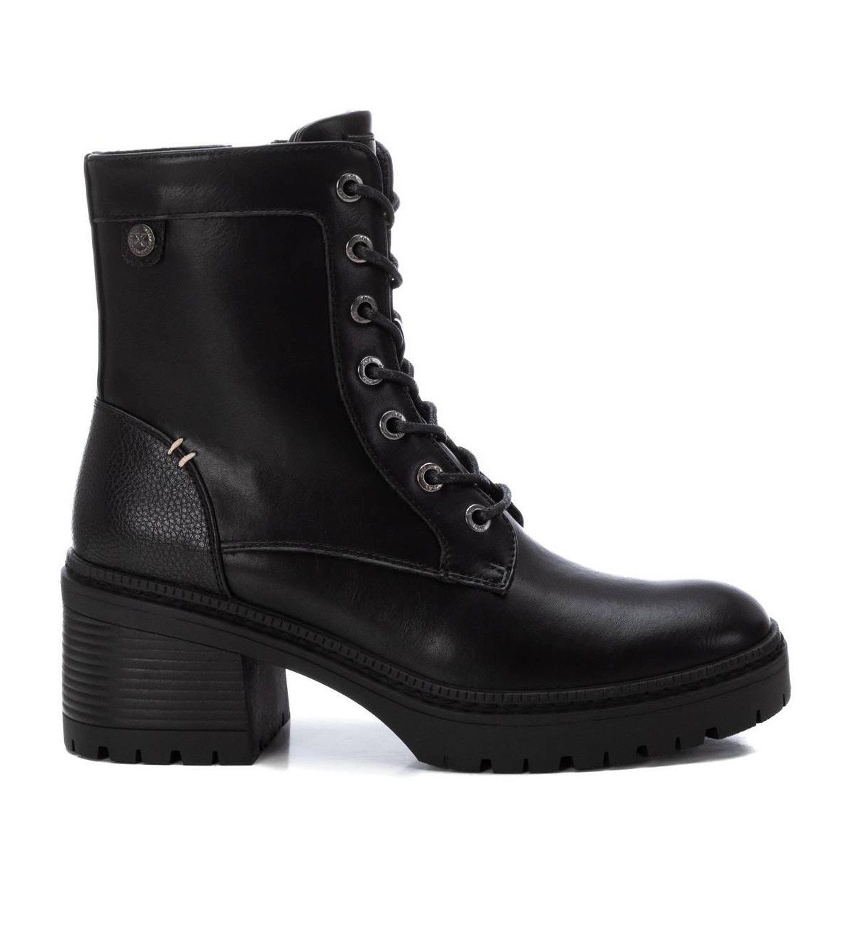 Click here for Womens Combat Booties By Xti - Black prices