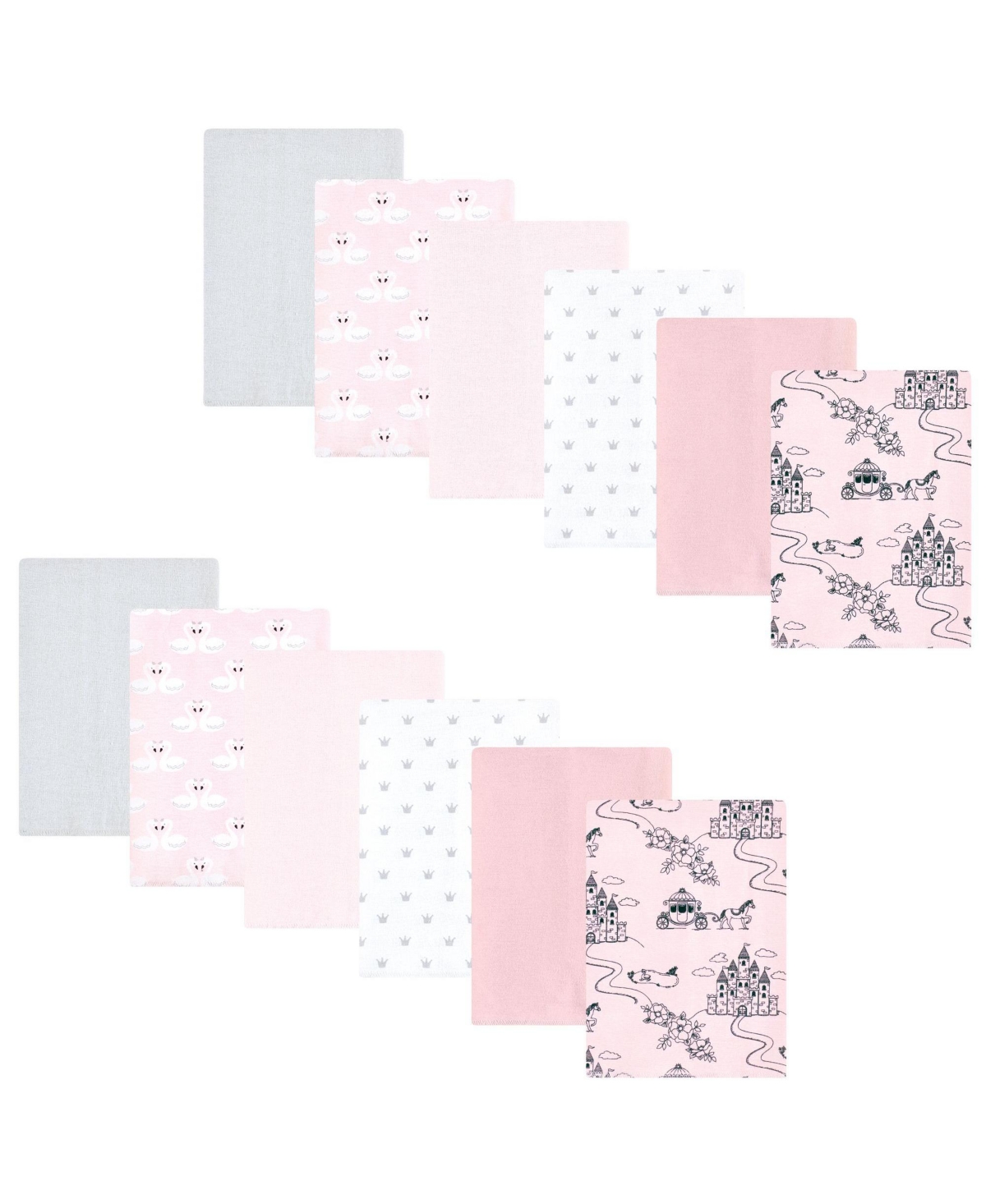 Click here for Hudson Baby Girls Absorbent Cotton-Poly Flannel Bu... prices