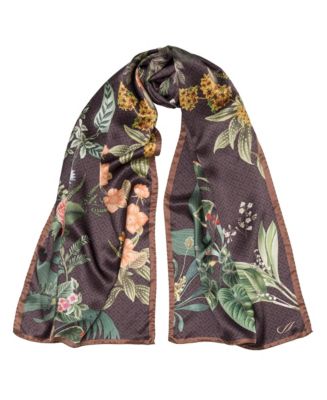 Sara - Long Satin Silk Scarf for Women - Macy's