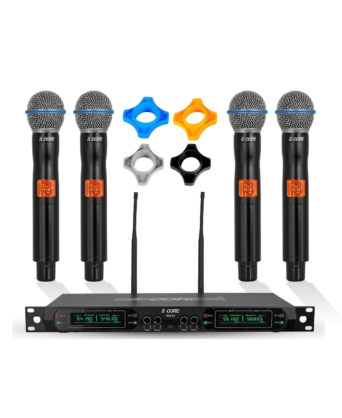 Click here for 5 Core Wireless Microphone System 4 Channel Uhf 49... prices
