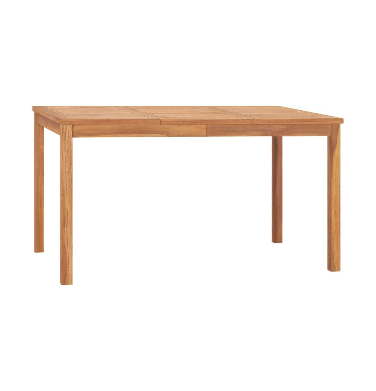 Click here for vidaXL Patio Dining Table 55.1x31.5x30.3 Solid Tea... prices