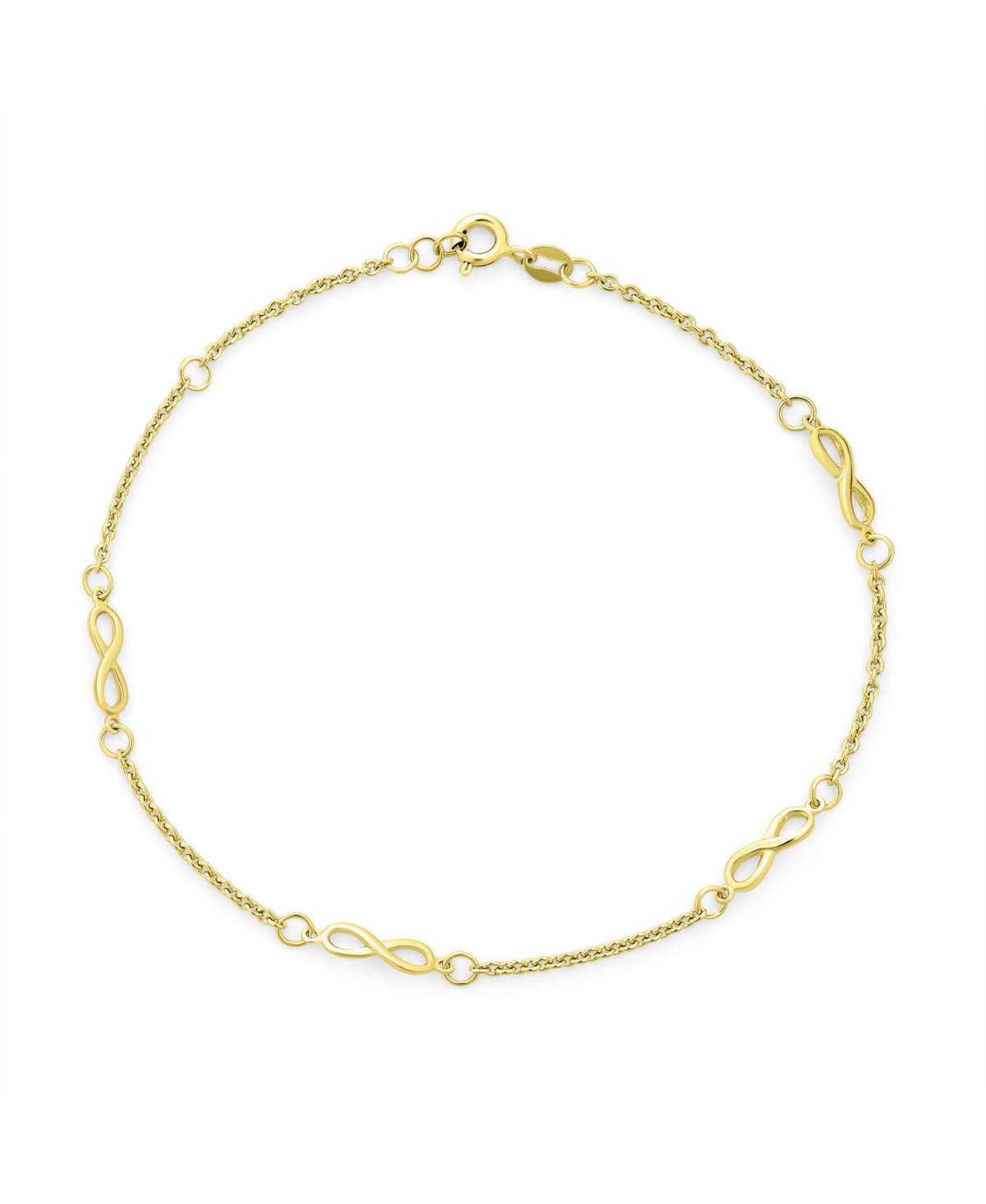 Click here for Bling Jewelry Dainty Infinity Love Knot Anklet Ank... prices