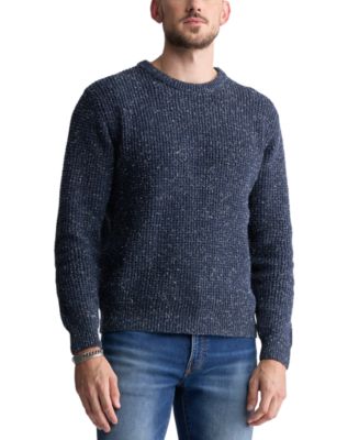 Men's Wonder Long Sleeve Speckled Knit Sweater - Macy's