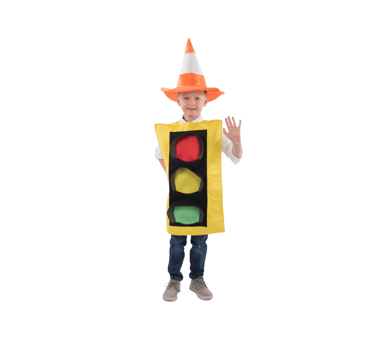 Click here for Dress Up America Kids Traffic Light Costume - Yell... prices