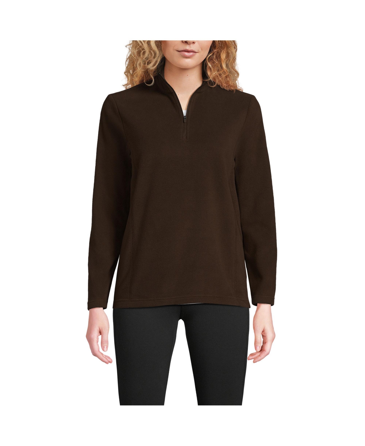 Click here for Lands End Womens Anyweather Fleece Quarter Zip Pul... prices