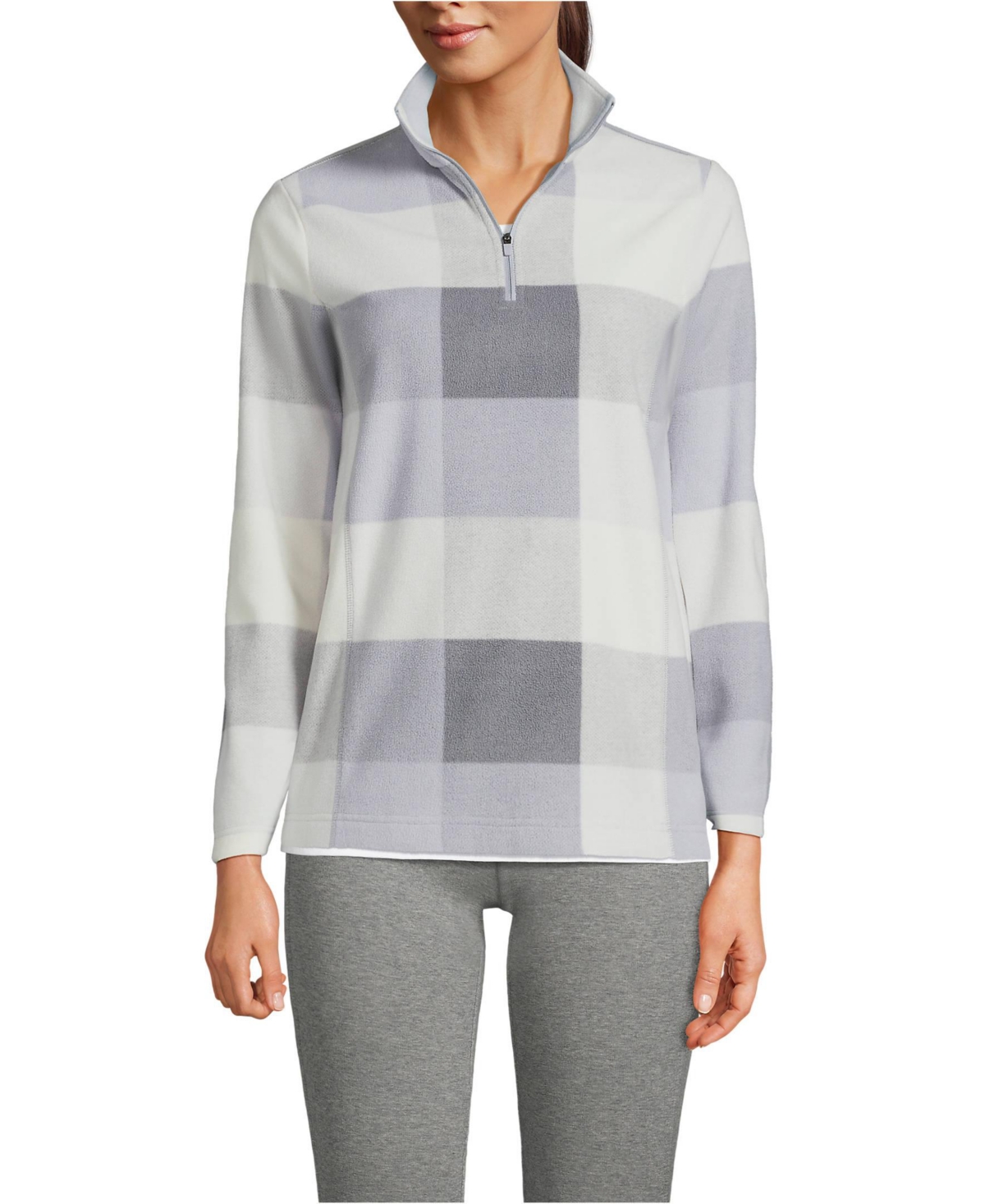 Click here for Lands End Womens Anyweather Fleece Quarter Zip Pul... prices