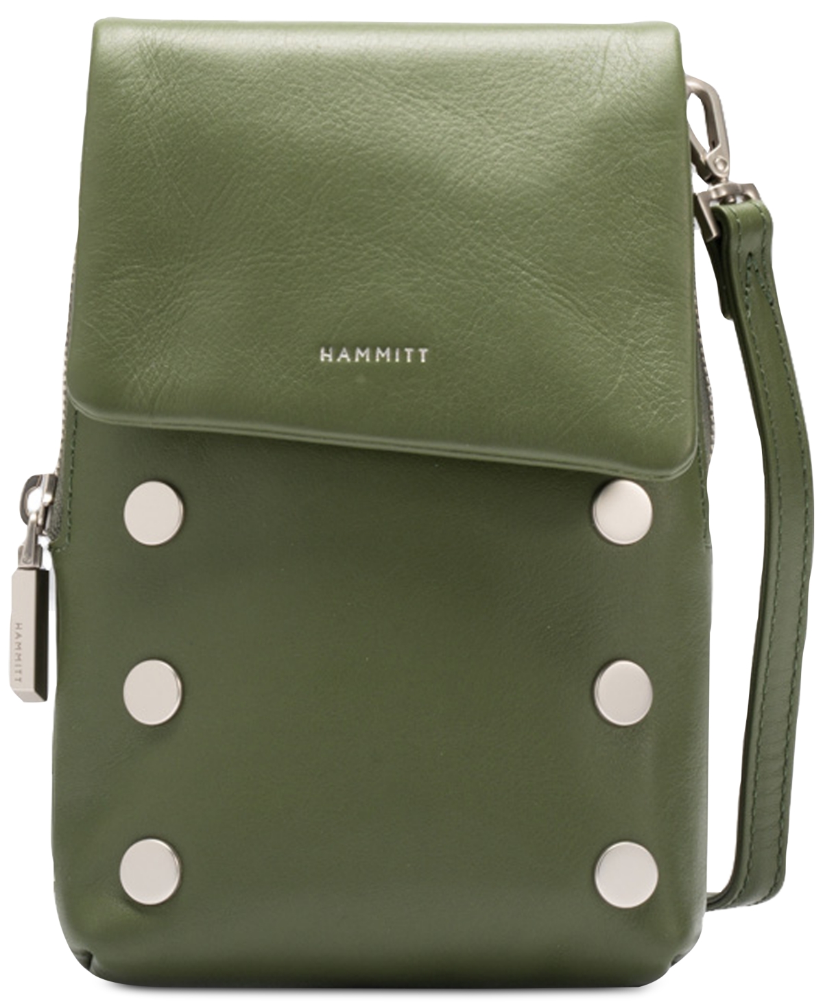 Click here for Hammitt Vip Mini Mobile Leather Crossbody - Dark G... prices