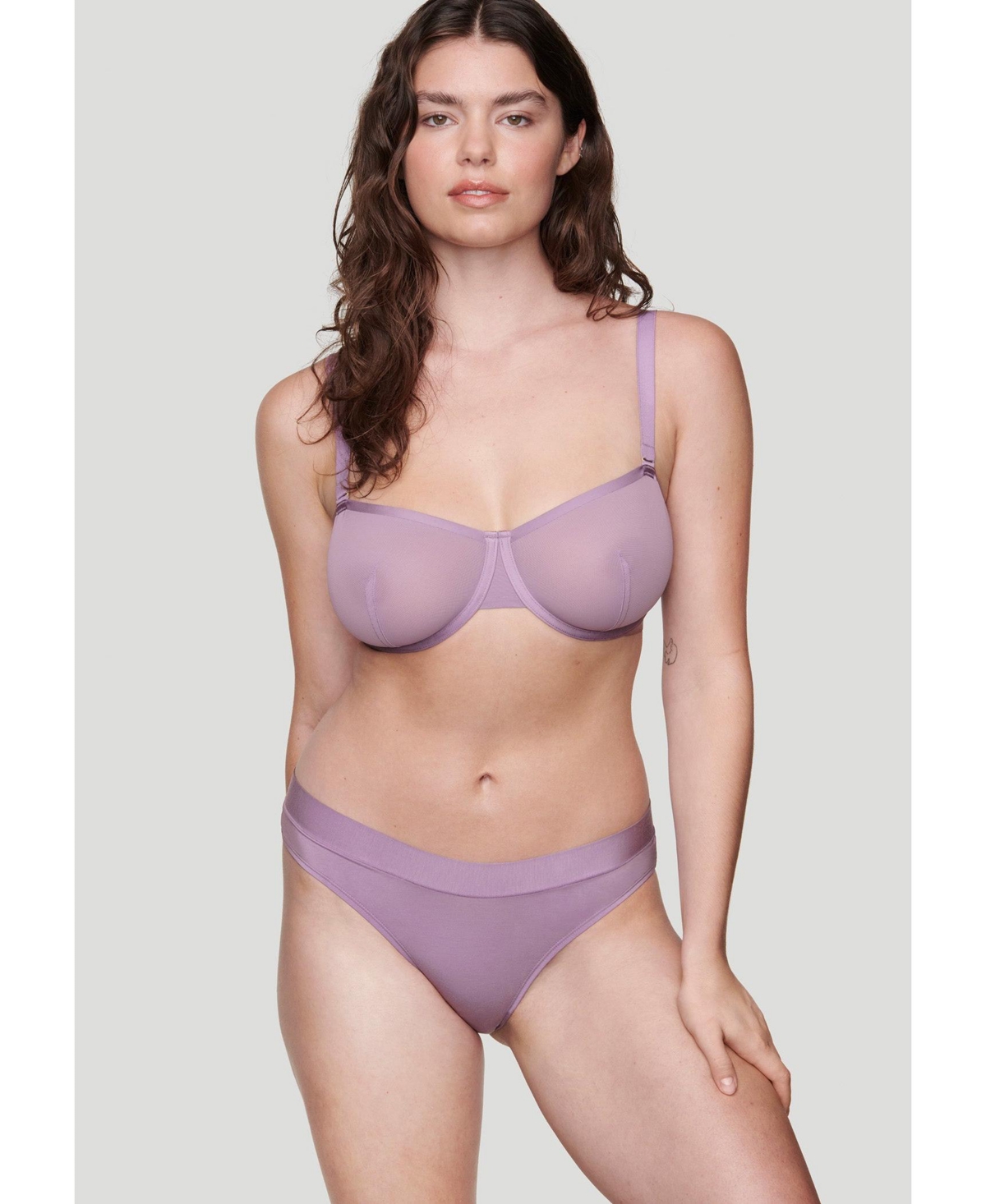 Click here for Cuup The Balconette - Mesh - Amethyst prices
