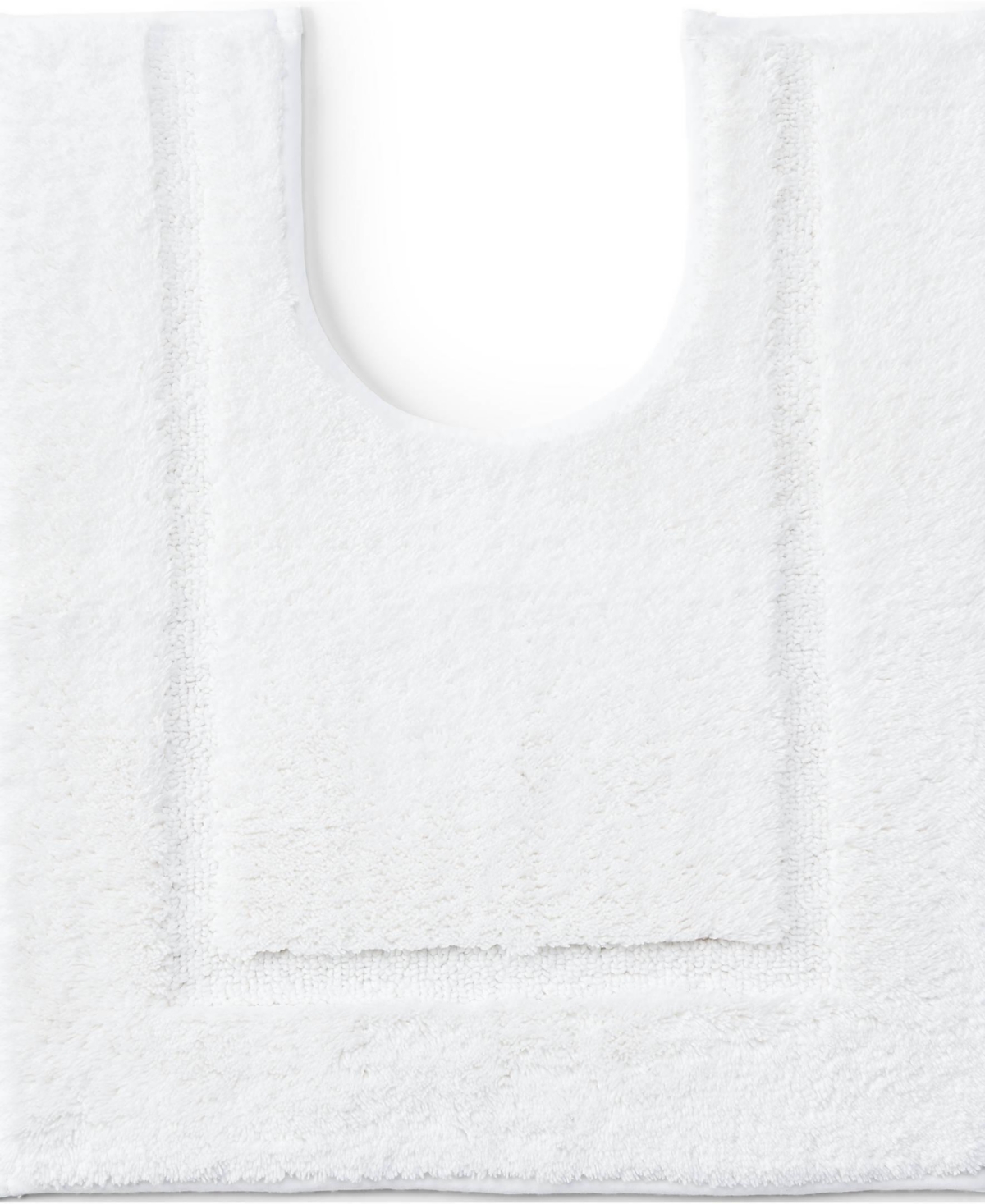 Click here for Lands End Cotton Non-skid Contour Bath Rug - White prices