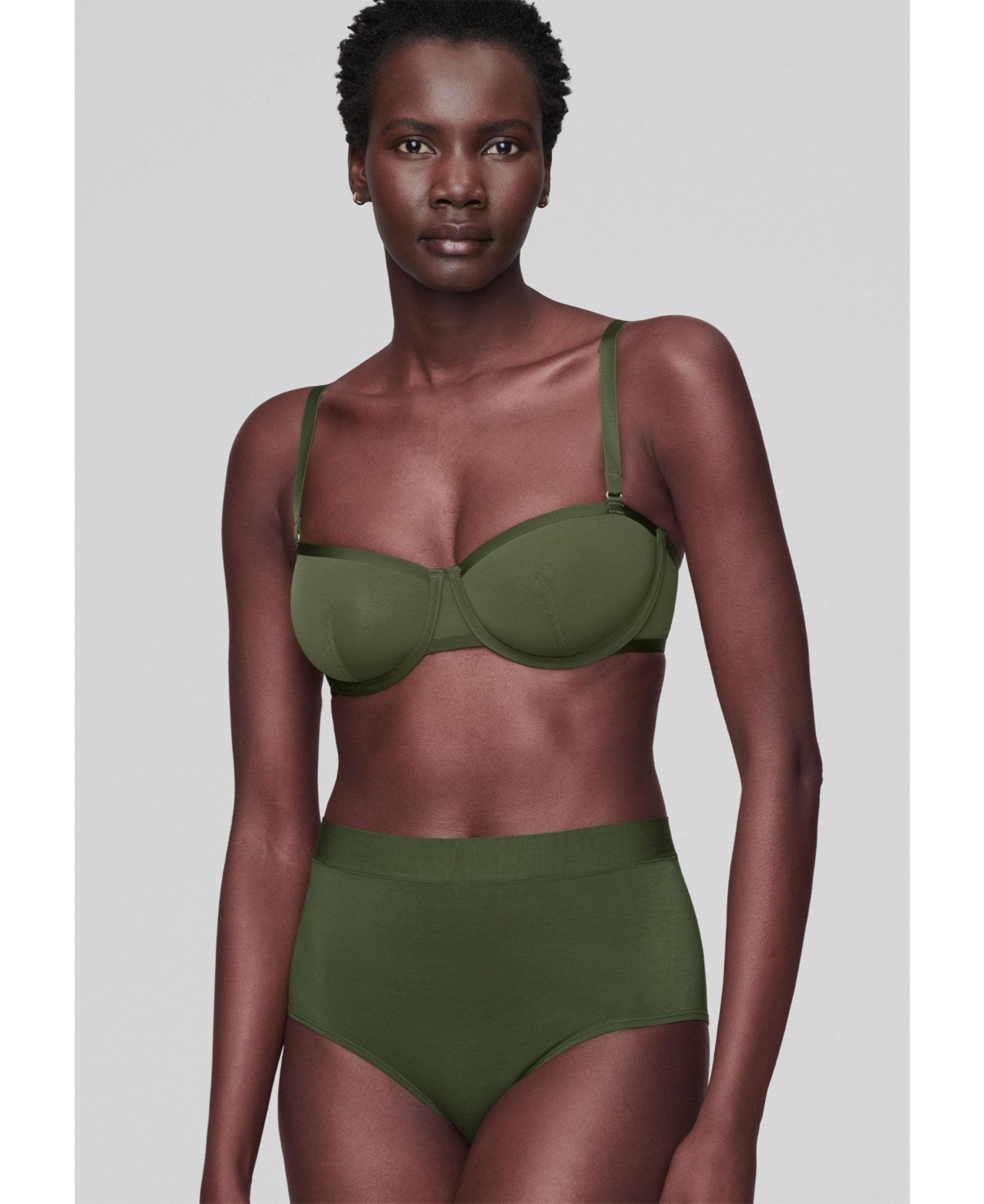 Click here for Cuup The Balconette - Mesh - Vine prices