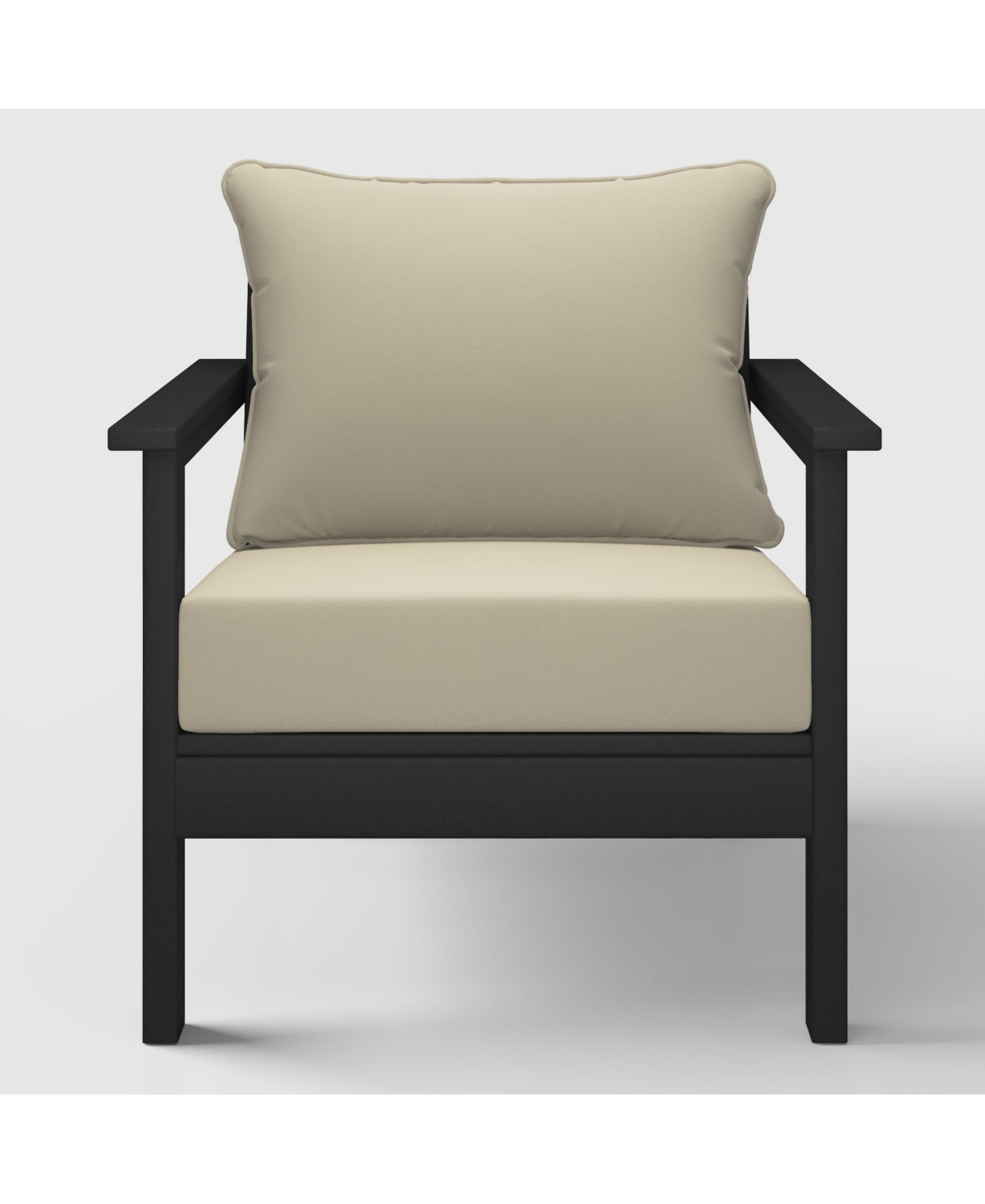 Click here for WestinTrends Outdoor Modern Hdpe Patio Black Club... prices