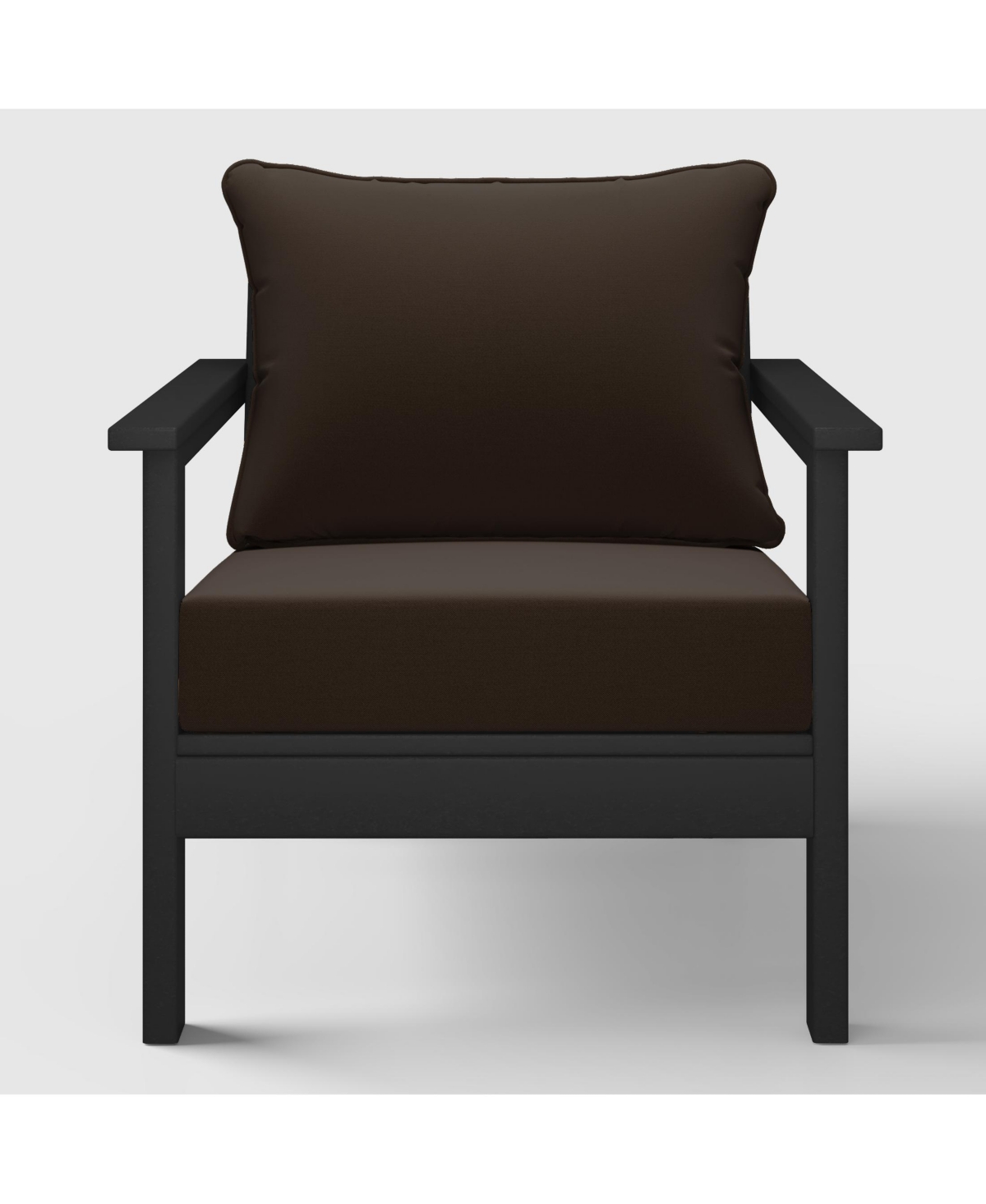 Click here for WestinTrends Outdoor Modern Hdpe Patio Black Club... prices