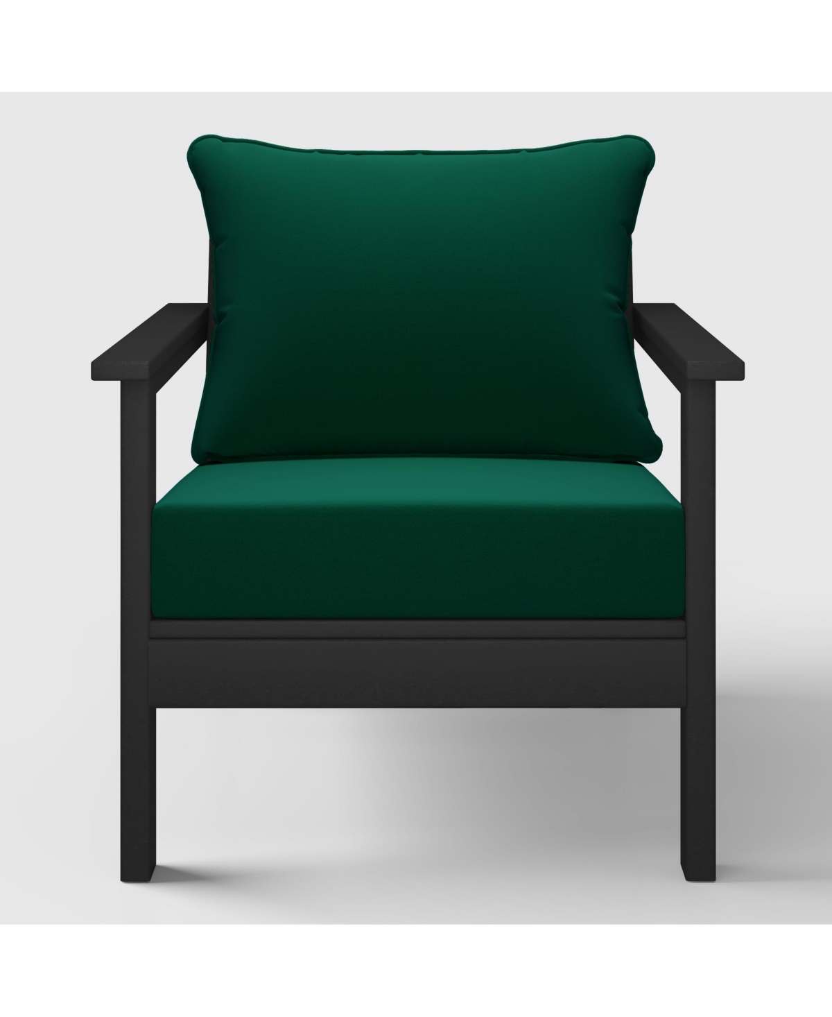 Click here for WestinTrends Outdoor Modern Hdpe Patio Black Club... prices