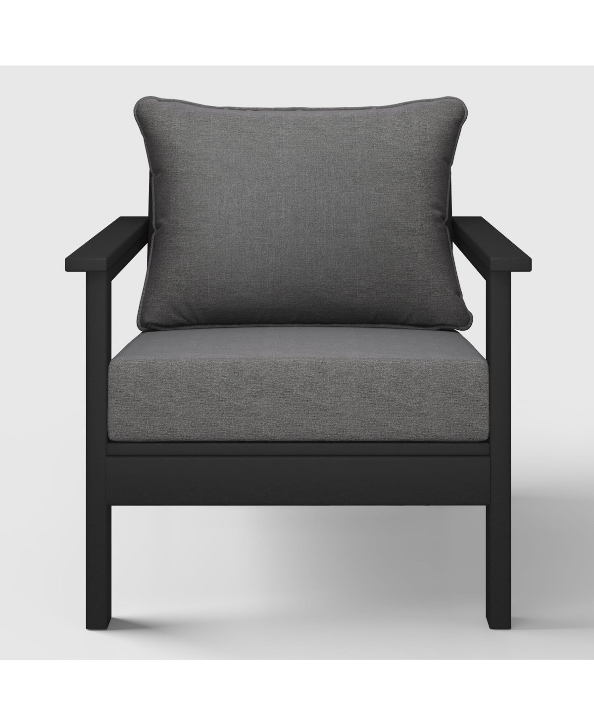 Click here for WestinTrends Outdoor Modern Hdpe Patio Black Club... prices
