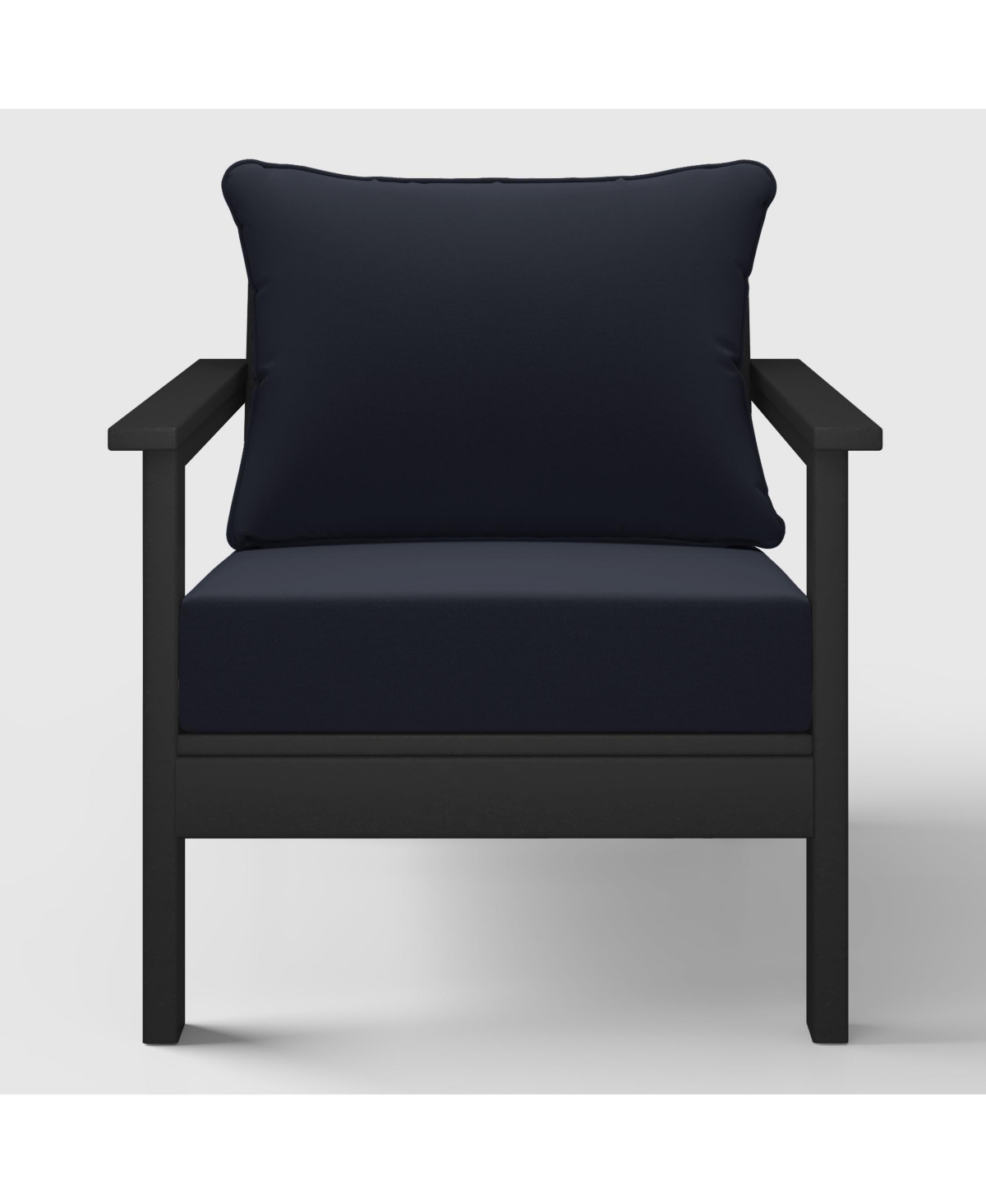Click here for WestinTrends Outdoor Modern Hdpe Patio Black Club... prices