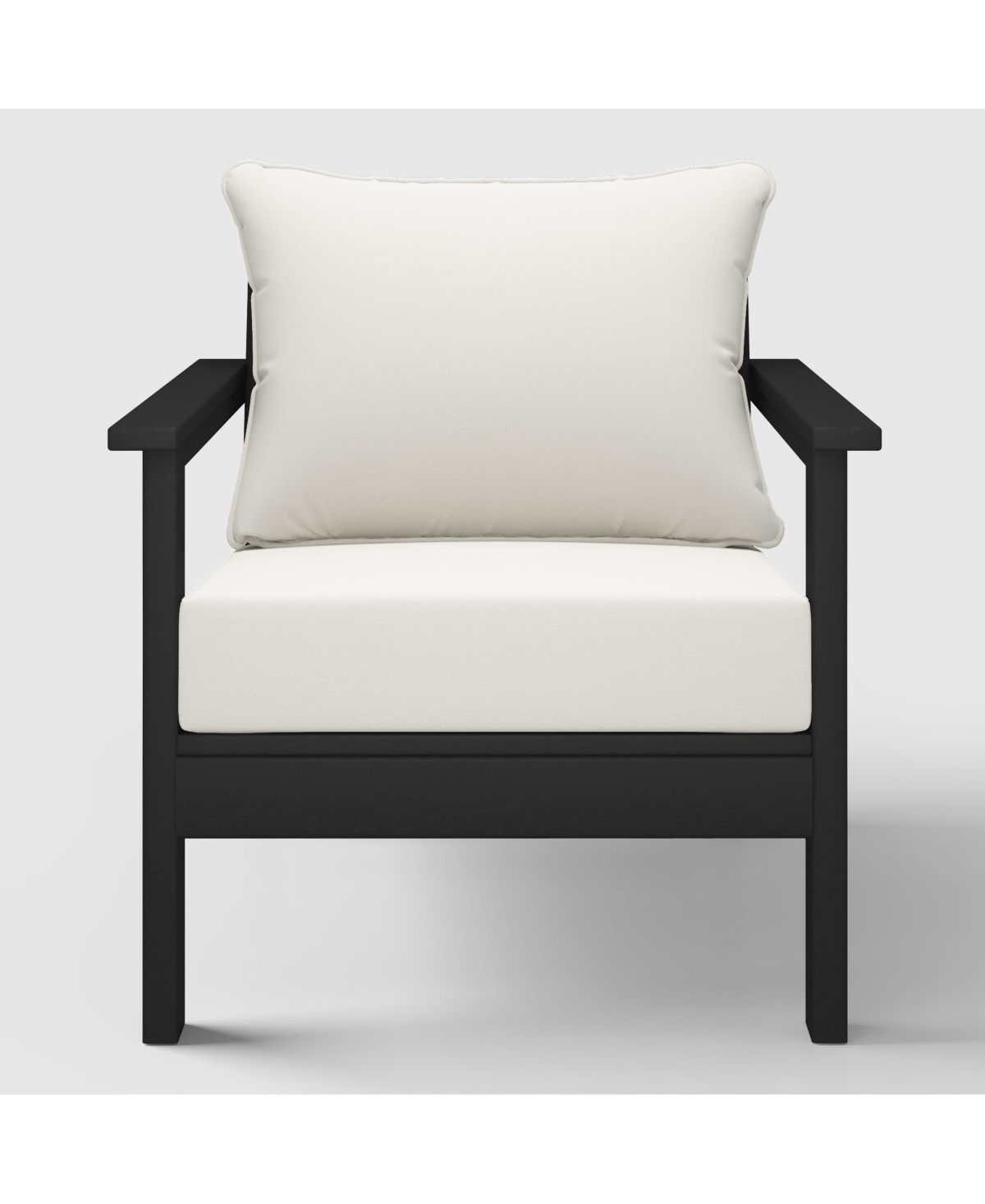 Click here for WestinTrends Outdoor Modern Hdpe Patio Black Club... prices