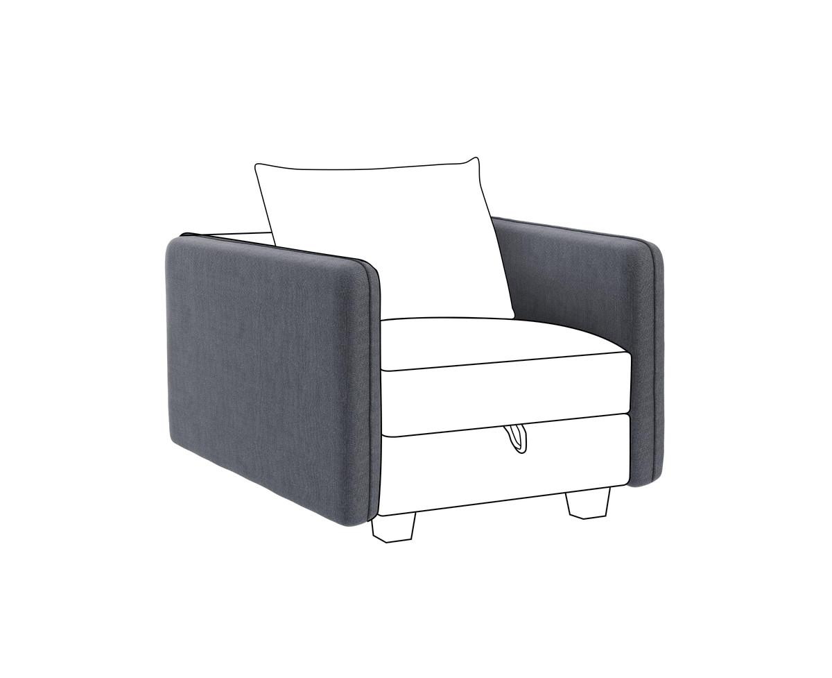 Click here for gaomon Velvet Side Armrest Module for Modular Sect... prices