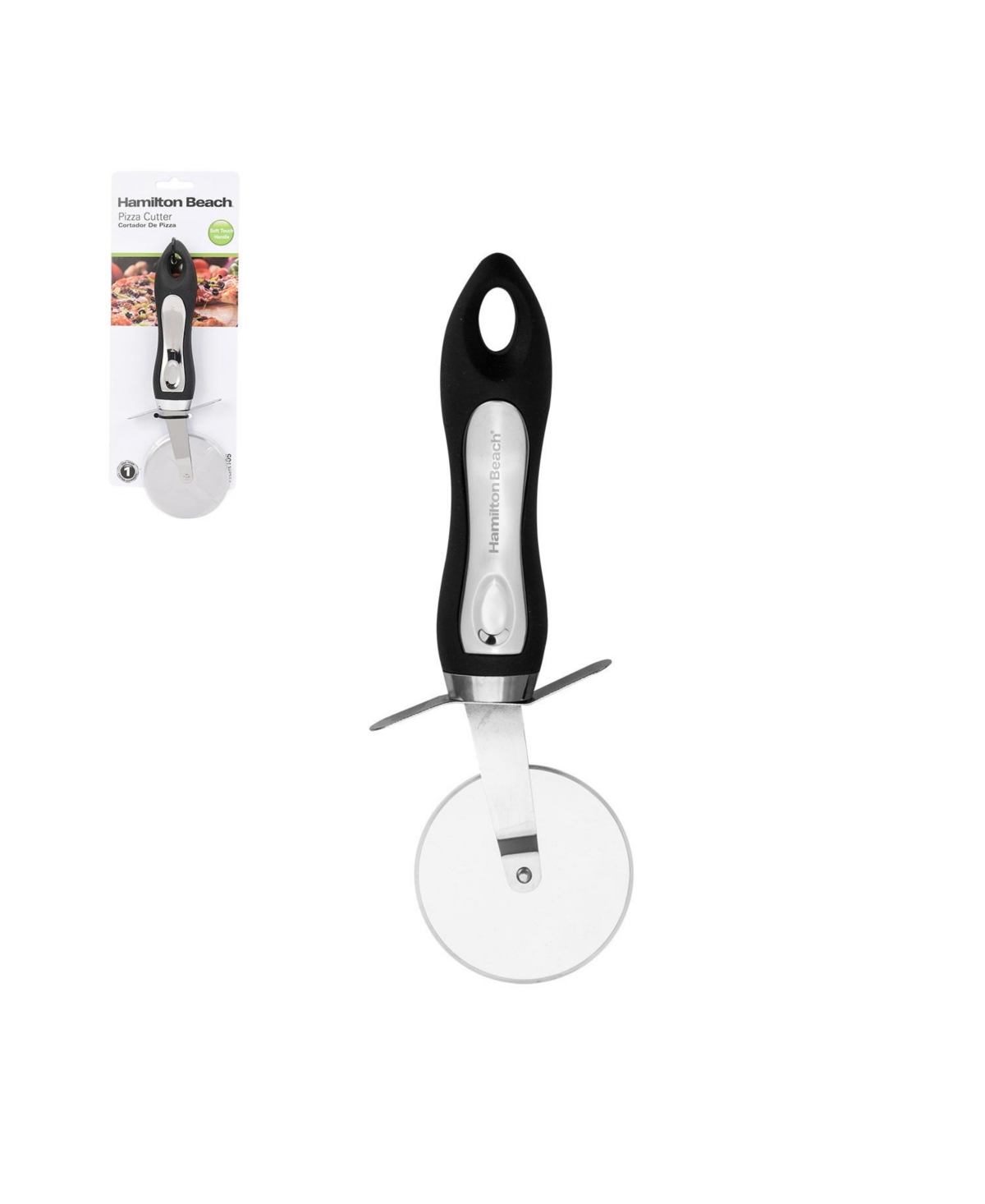 Click here for Hamilton Beach Pizza Cutter 8in soft touch handle... prices