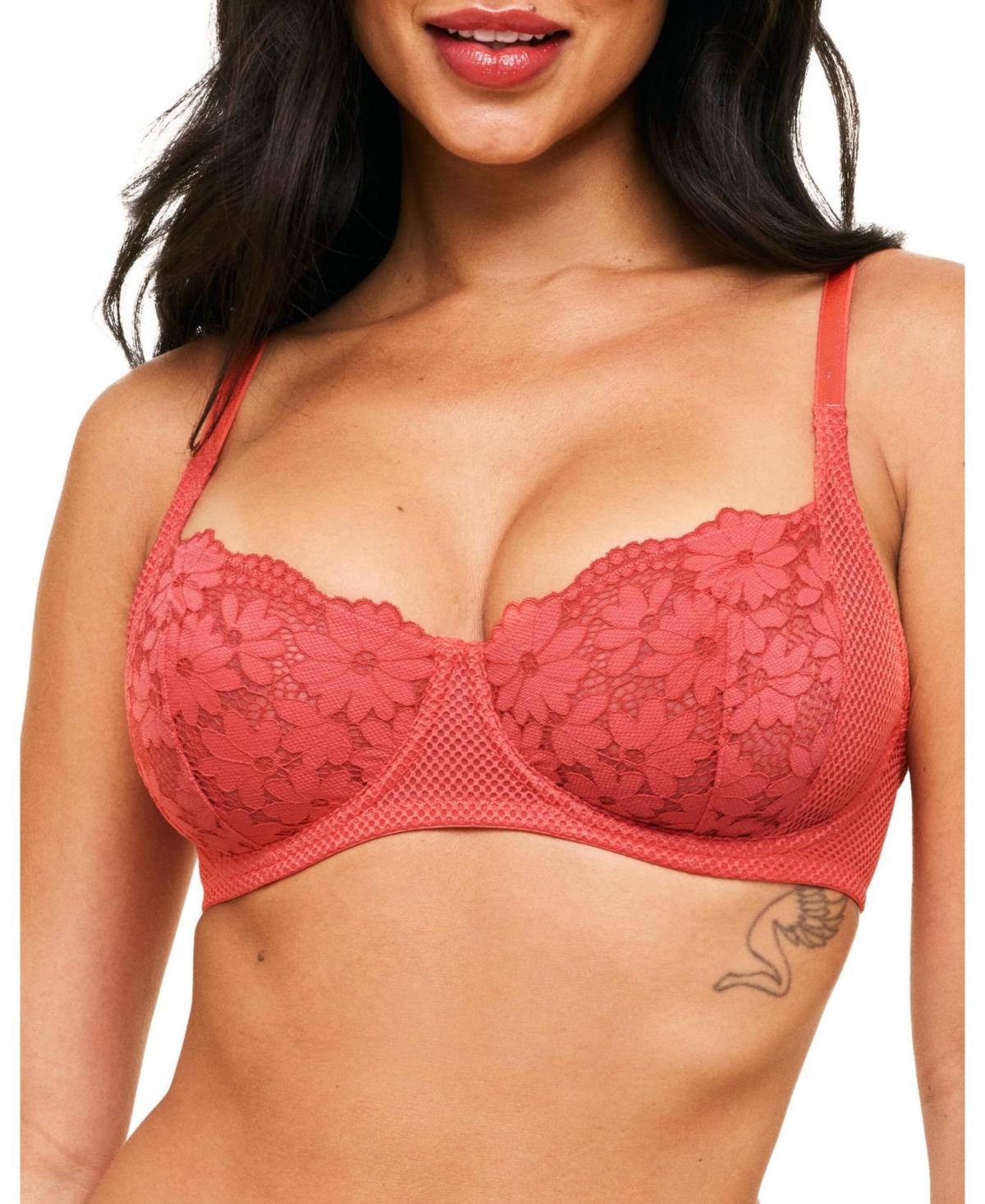 Click here for Adore Me Womens Roxanne Unlined Balconette Bra - D... prices