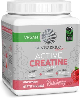 Sunwarrior Active Creatine Powder, Creatine Monohydrate for Muscle ...
