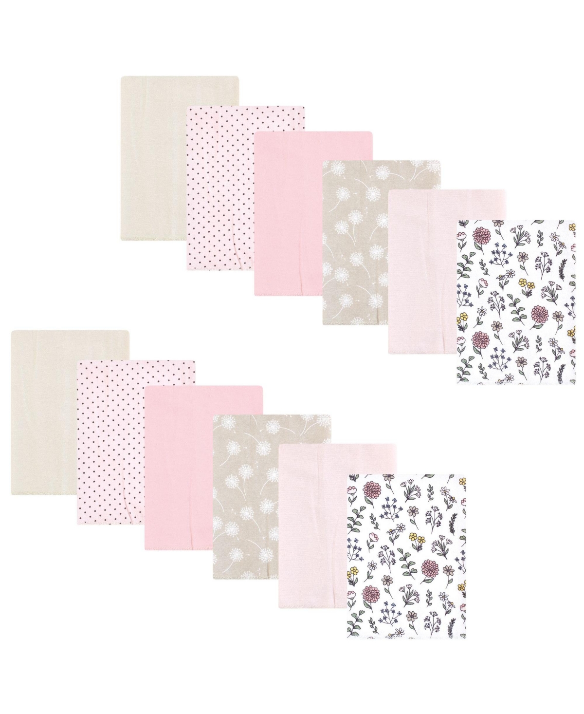 Click here for Hudson Baby Girls Absorbent Cotton-Poly Flannel Bu... prices