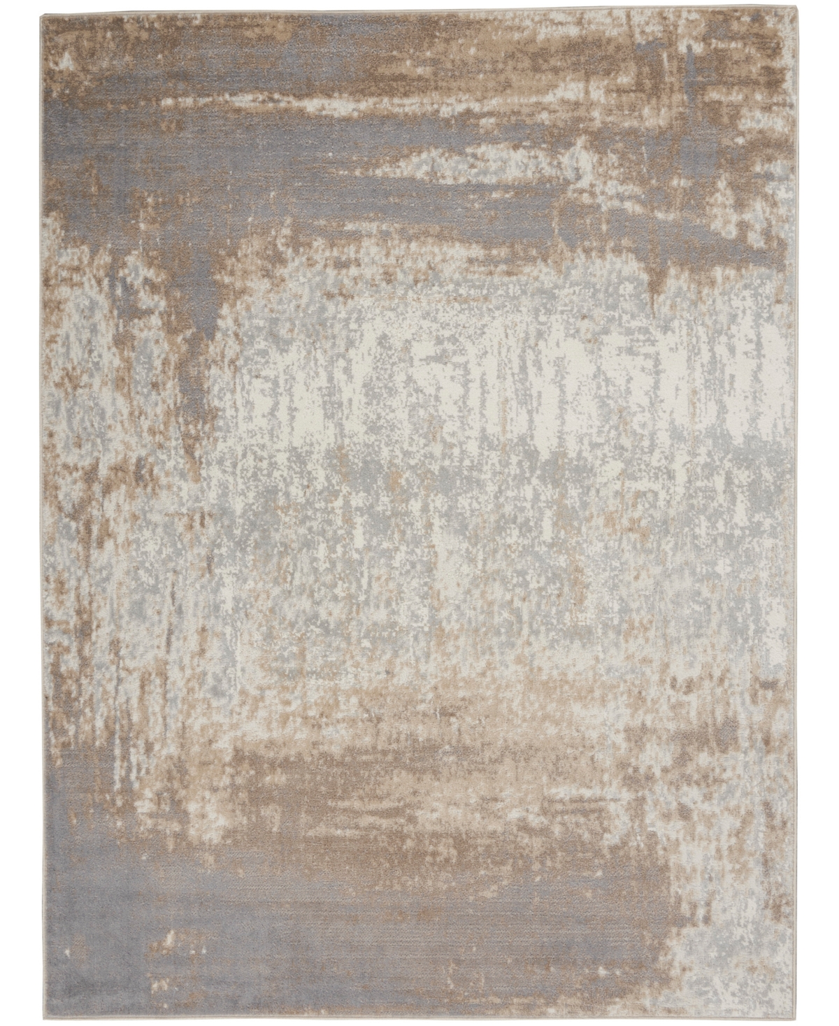 Click here for Nourison Home Elation ETN07 53x73 Area Rug - Gray/... prices