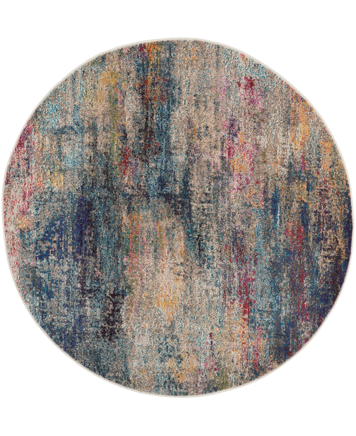 Click here for Nourison Home Celestial CES16 53x53 Round Area Rug... prices