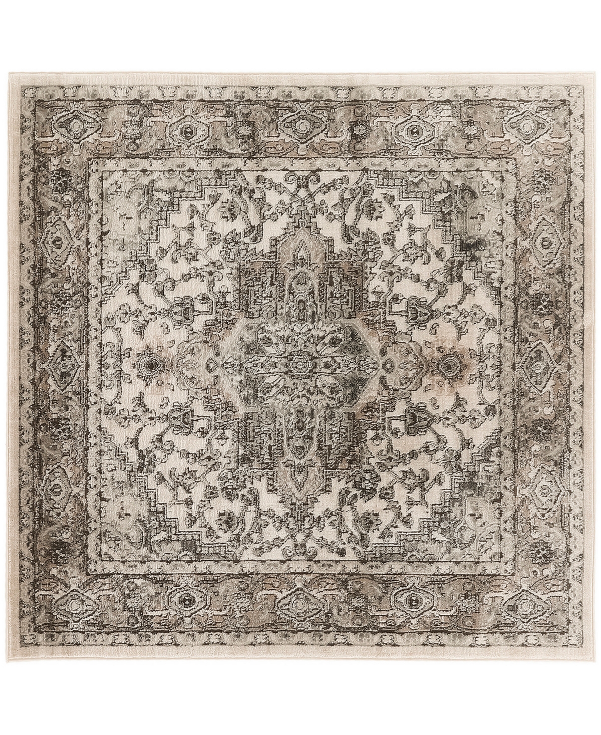 Click here for Nourison Home Quarry QUA05 4x4 Square Area Rug - I... prices