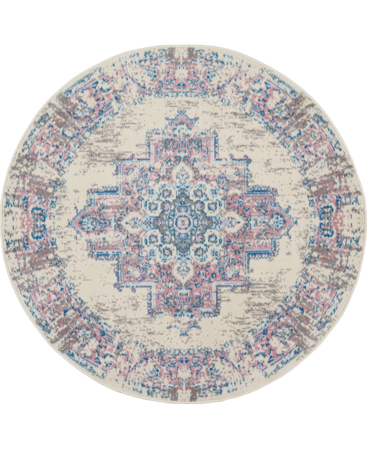Click here for Nourison Home Grafix GRF14 53x53 Round Area Rug -... prices