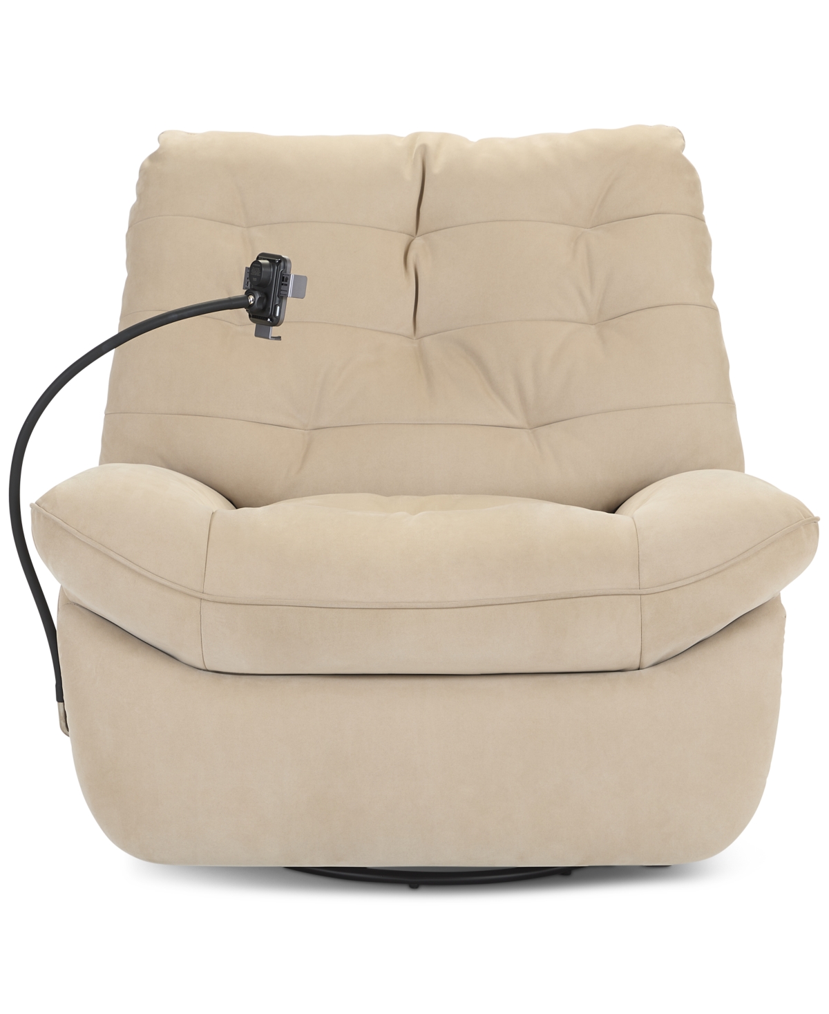 Click here for Bovell Fabric Power Swivel Glide Recliner  Created... prices