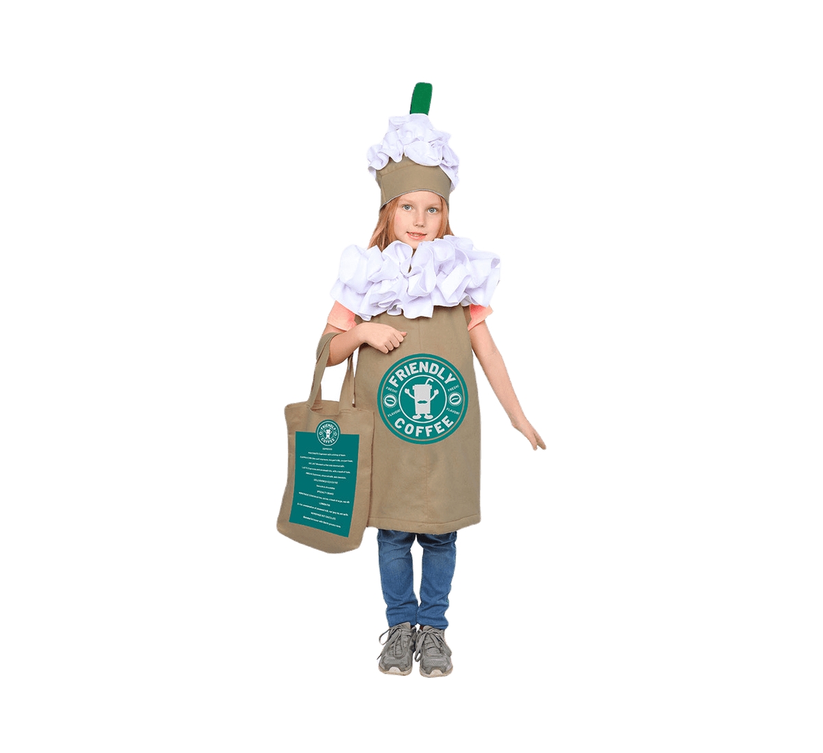 Click here for Dress Up America Kids Frappuccino Coffee Costume S... prices
