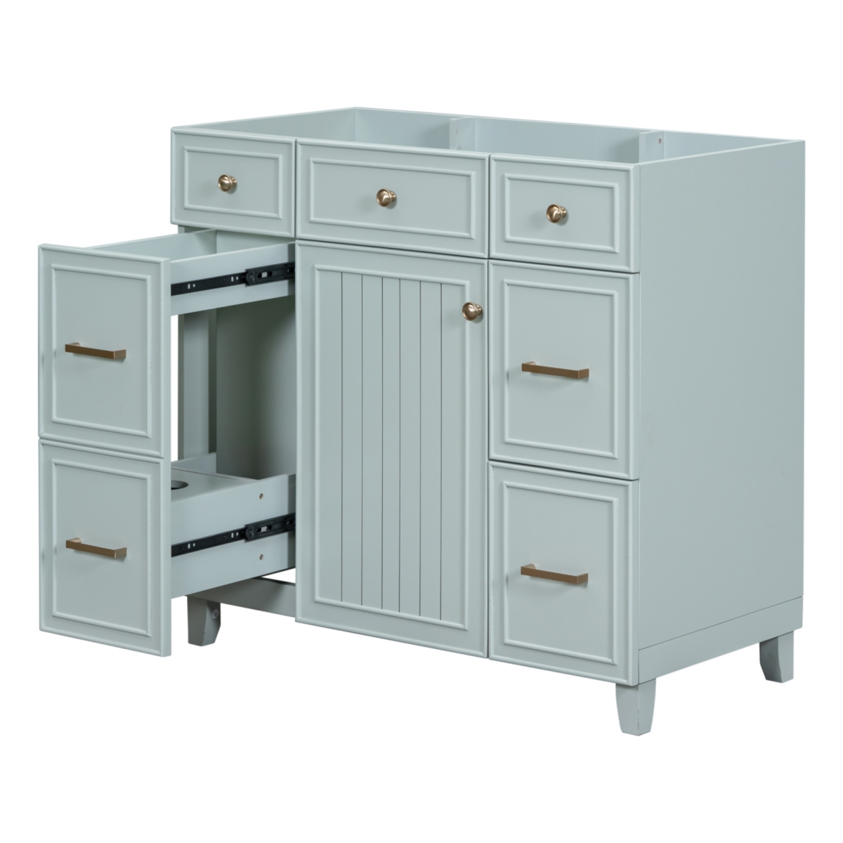 Click here for 36" Bathroom Vanity-Blue - Green prices