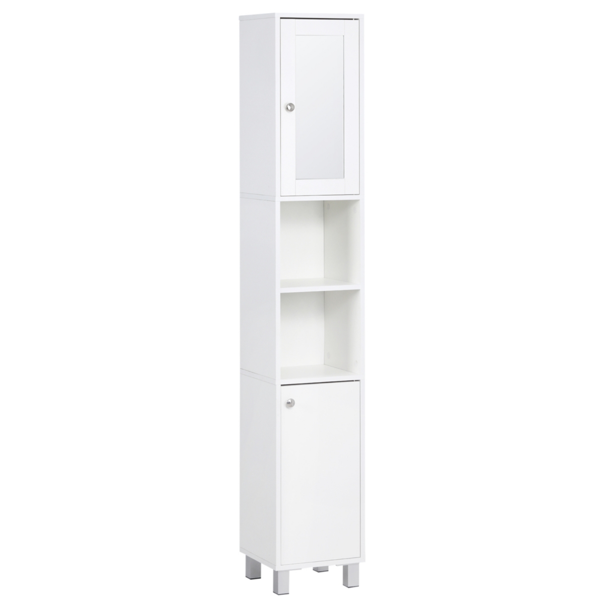 Click here for Tall Bathroom Storage Cabinet with Mirror  Wooden... prices