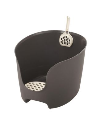 Paw Trax: High Wall Cat Litter Box - Brown - Macy's