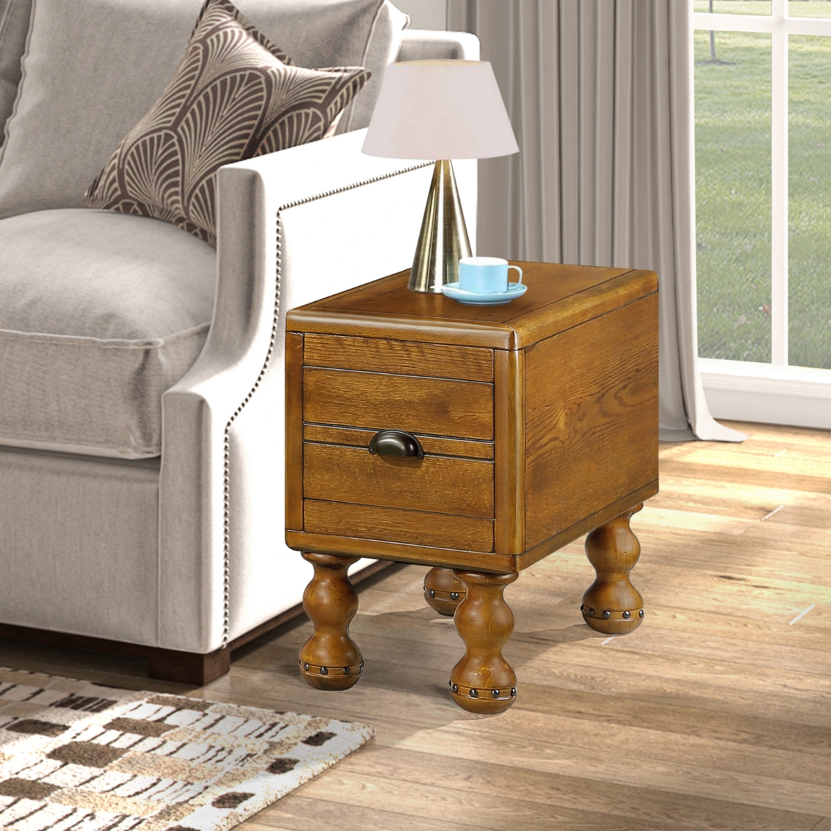 Click here for Streamdale Furniture Solid Wood End Table  Rectang... prices
