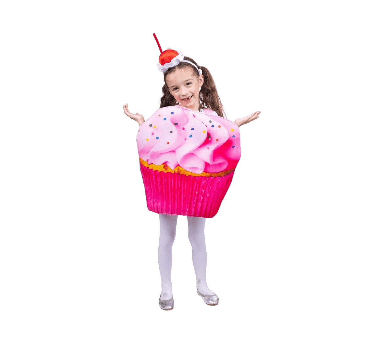 Click here for Dress Up America Kids Pink Cupcake Tunic & Headban... prices