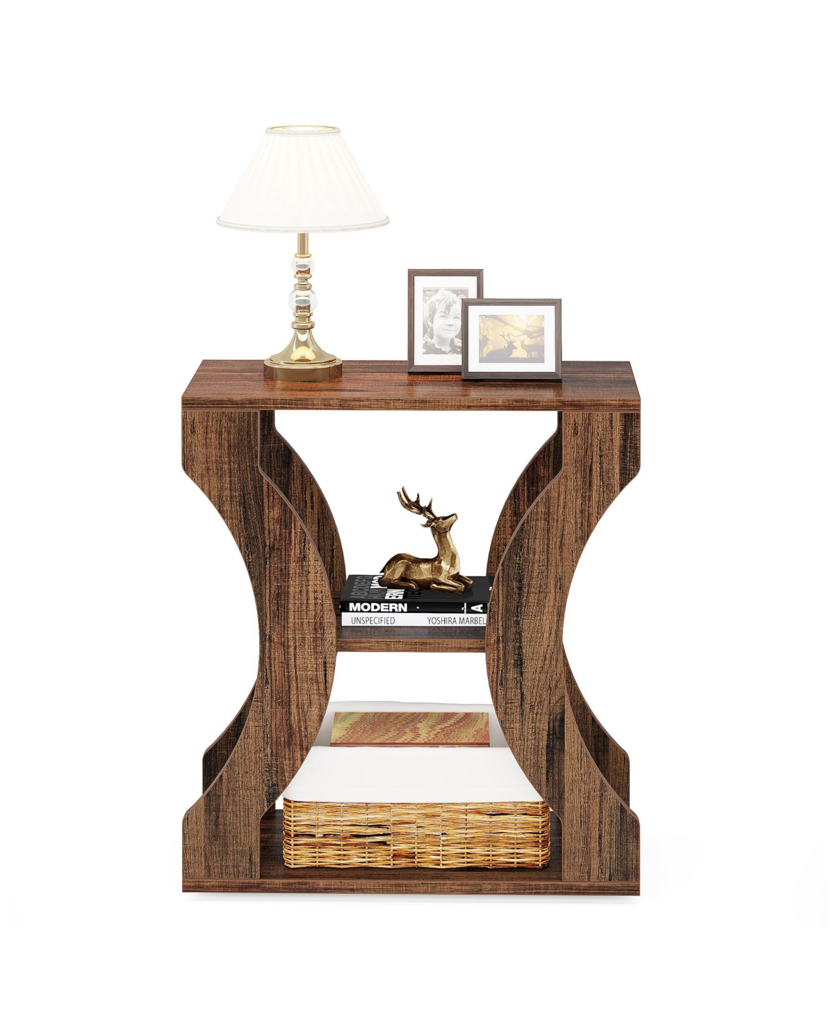 Click here for Tribesigns 24 Farmhouse End Table  3-Tier Side Tab... prices