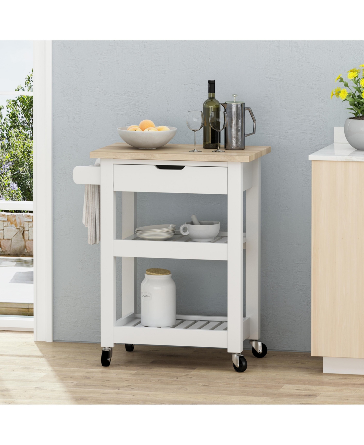 Click here for Simplie Fun Modern Kitchen Cart: Storage  Style  A... prices