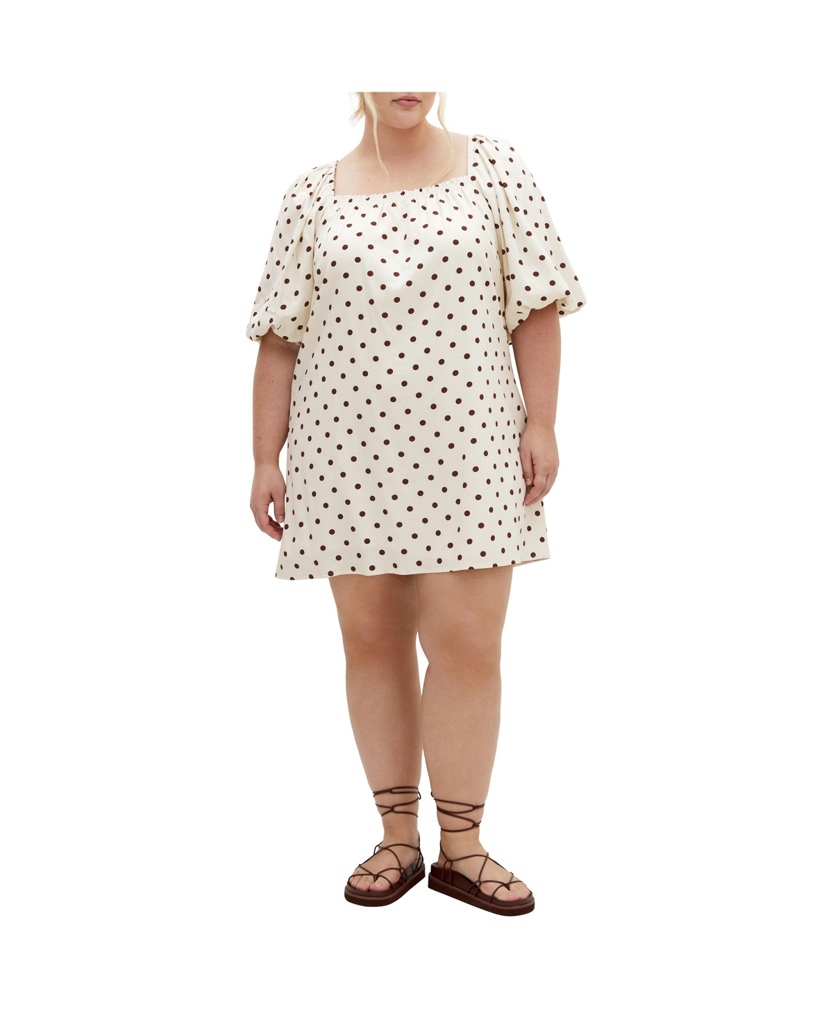 Click here for City Chic Plus Size 100 Linen Chrissy Print Dress... prices