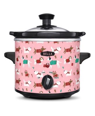Bella Pink Dog Printed 1.5-Quart Slow Cooker - Macy's