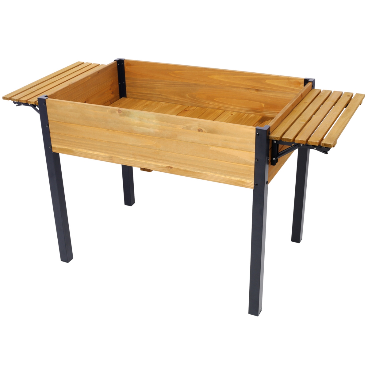 Click here for Raised Garden Bed  Metal Leg Wood Planter Boxes wi... prices
