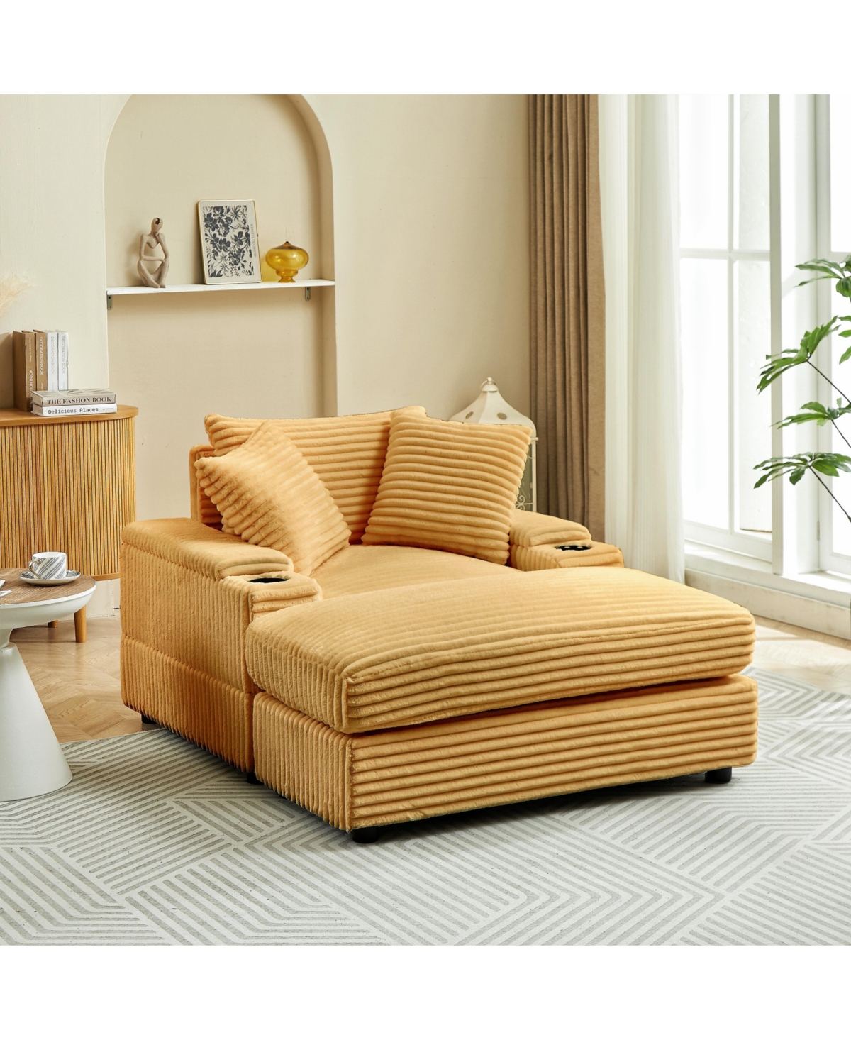 Click here for Streamdale Furniture 43.3 Inch Corduroy single sof... prices