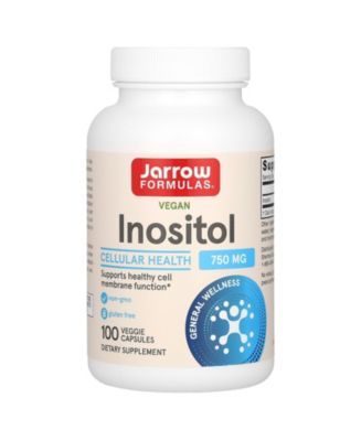 Jarrow Formulas Nutrition Inositol 750 mg - 100 Veggie Capsules - Macy's