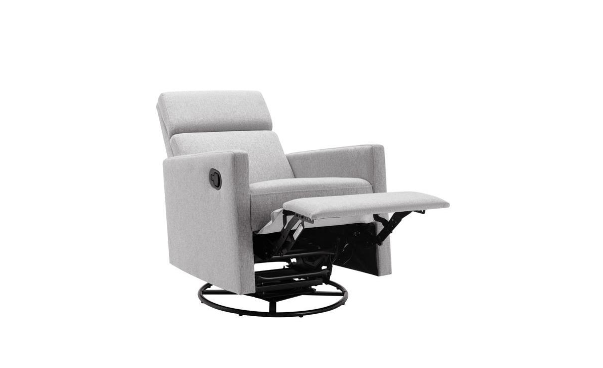 Click here for Slickblue Plush Rocker Nursery Chair Glider Swivel... prices